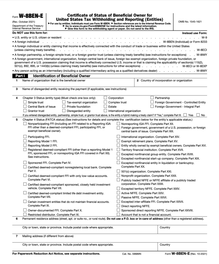 W-8BEN Form: A Guide for U.S. Businesses