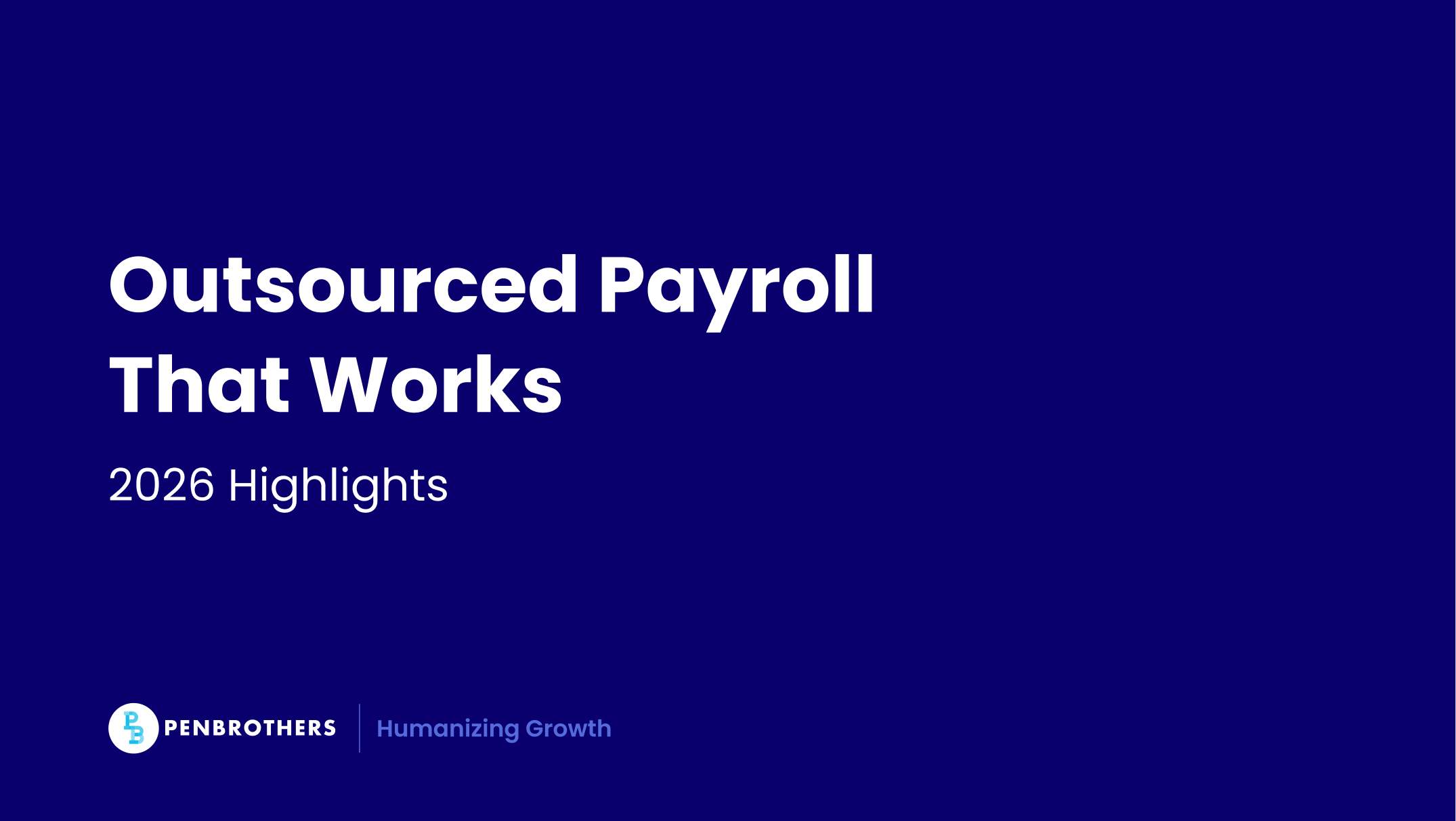 Top 10 Outsourced Payroll Services Companies in 2026 | Penbrothers